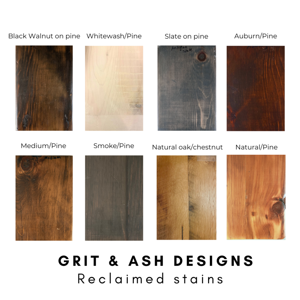 Custom Tables - Grit & Ash I Designs