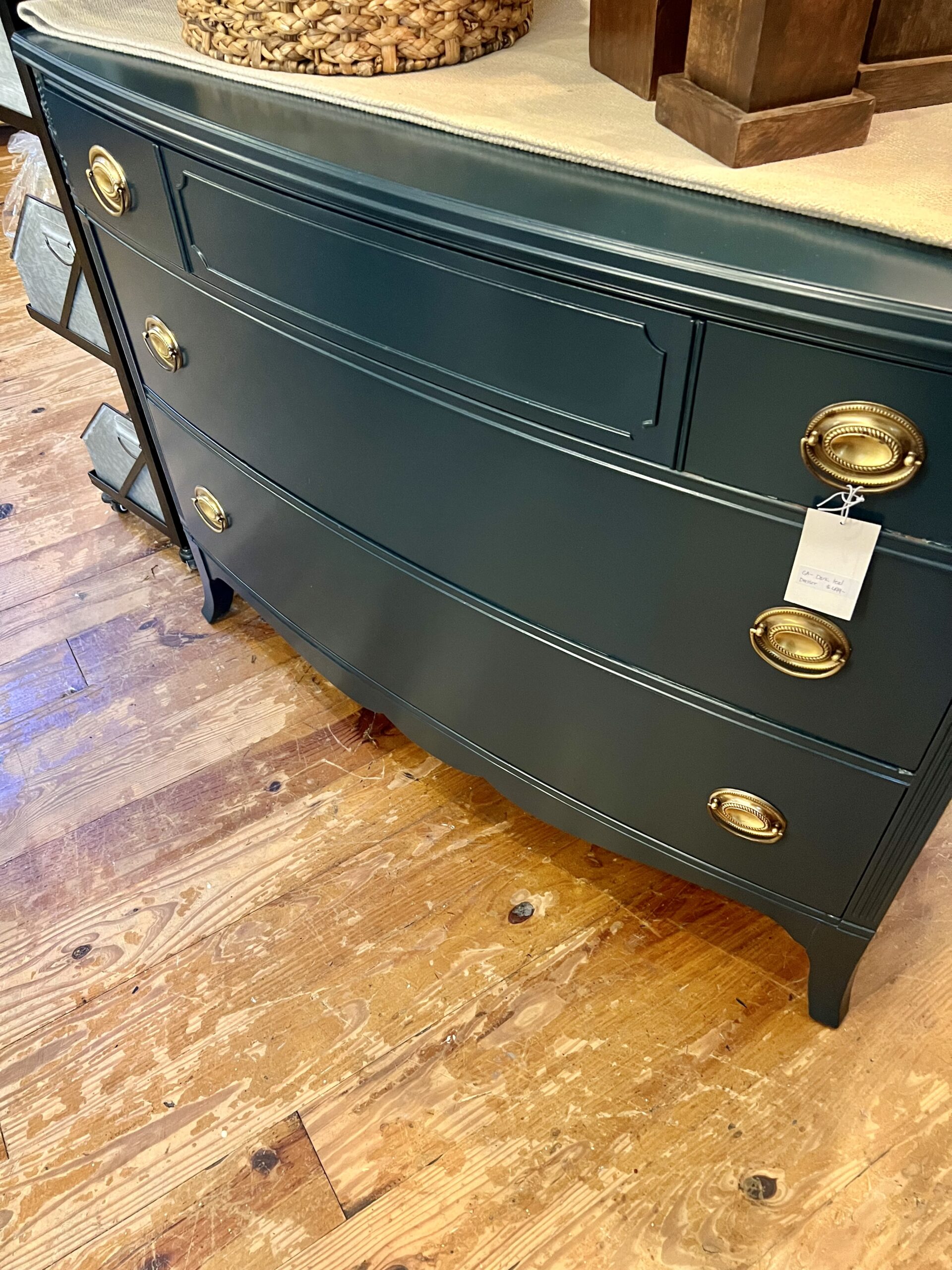 Dark Teal Dresser - Grit & Ash I Designs